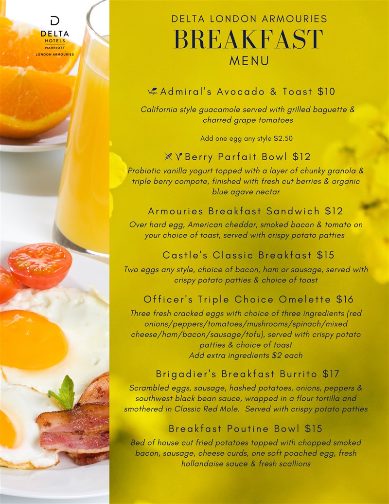 Breakfast Menu
